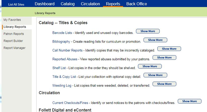 Running an Overdue Report – W-FL BOCES School Library System